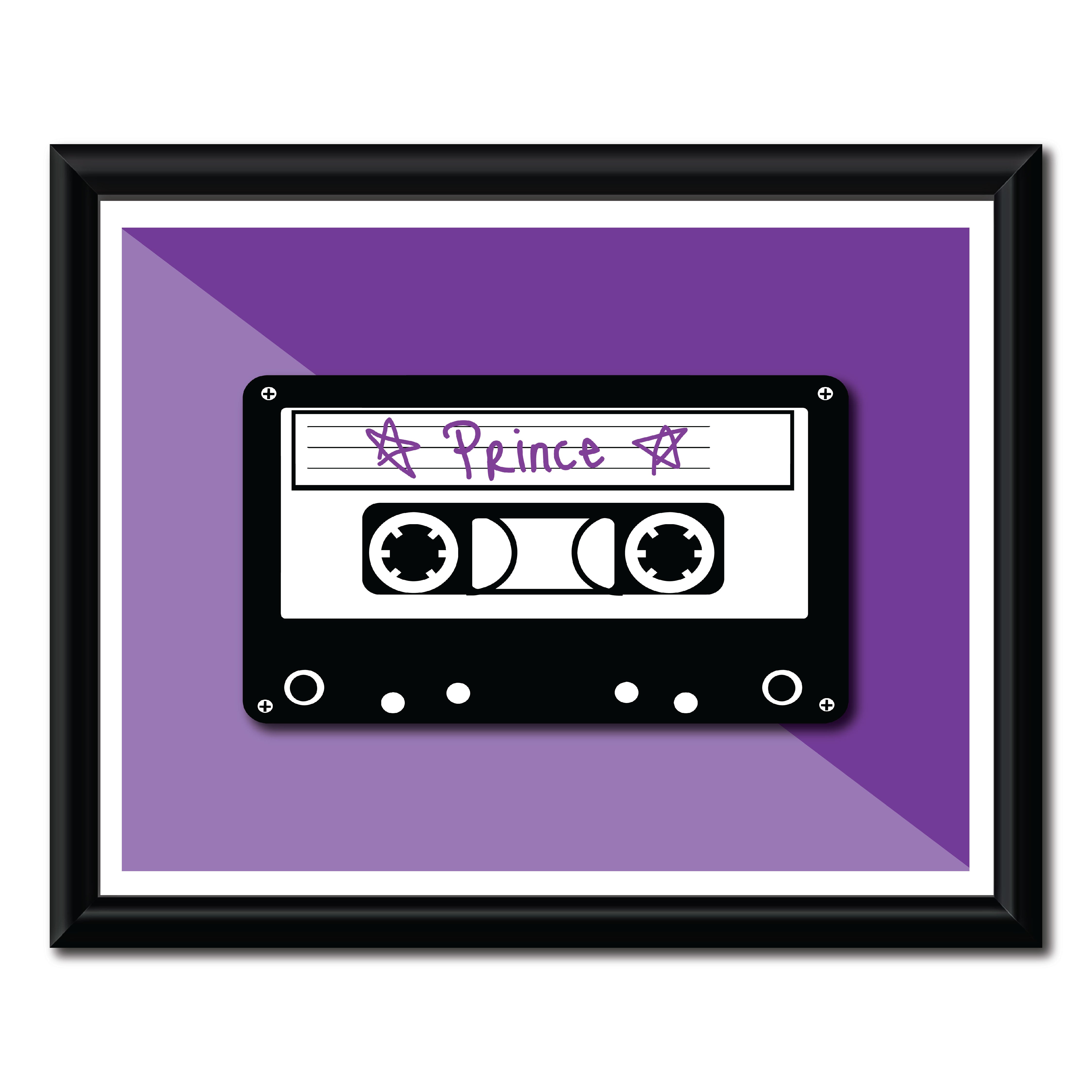 Prince Cassette Wall Art Print – Minnesota Awesome