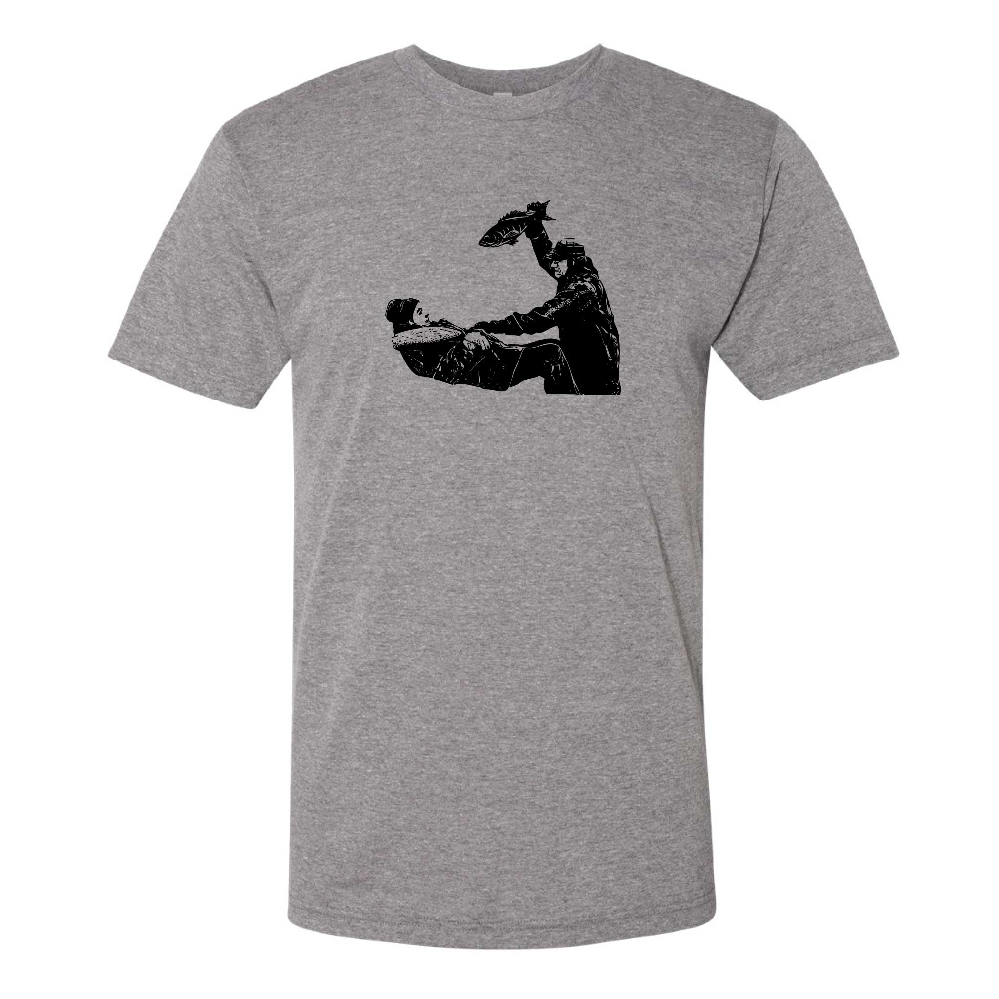 Fish Stabbing Grumpy Guys Minnesota T-Shirt – Minnesota Awesome