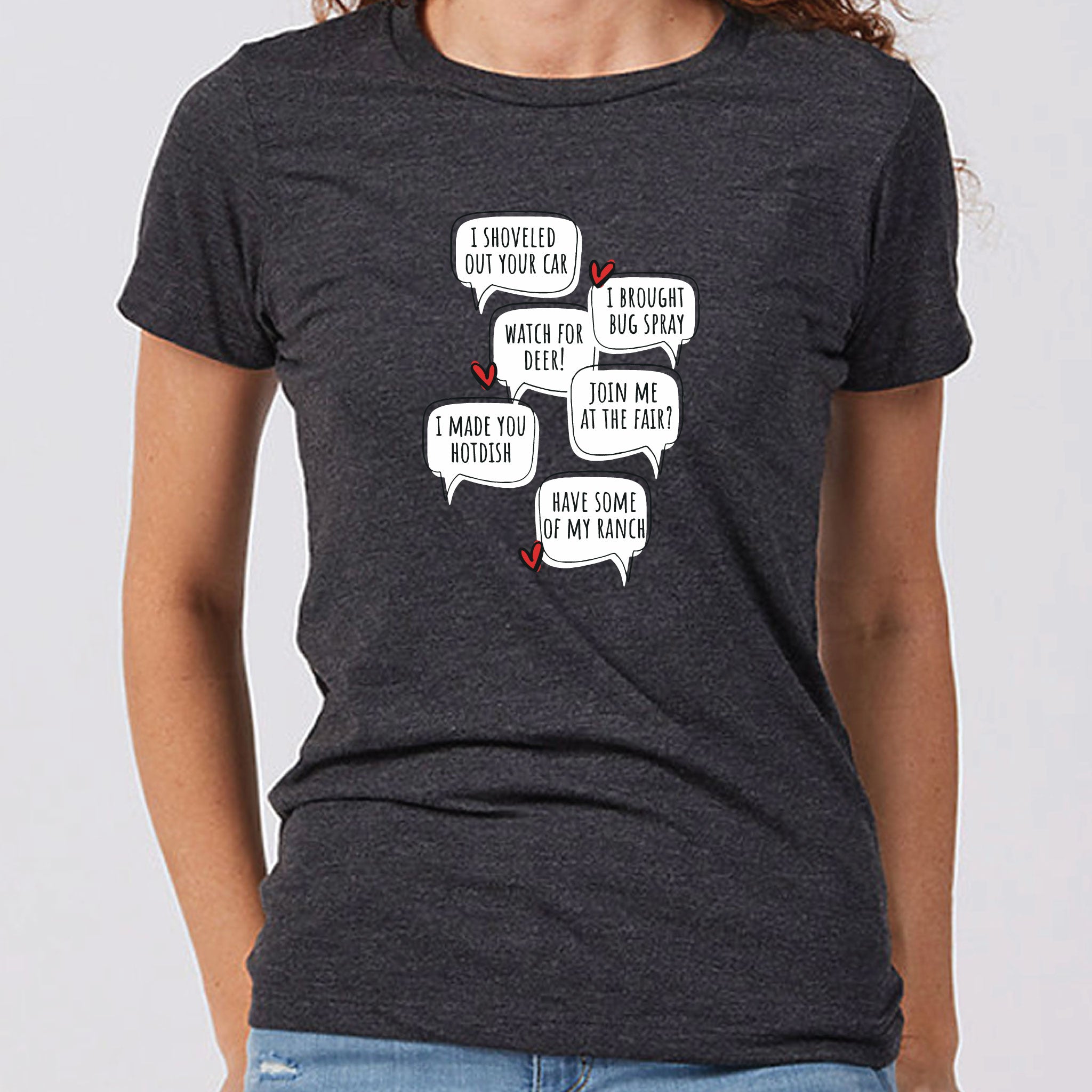 Minnesota Love Language Women's Slim Fit T-Shirt – Minnesota Awesome