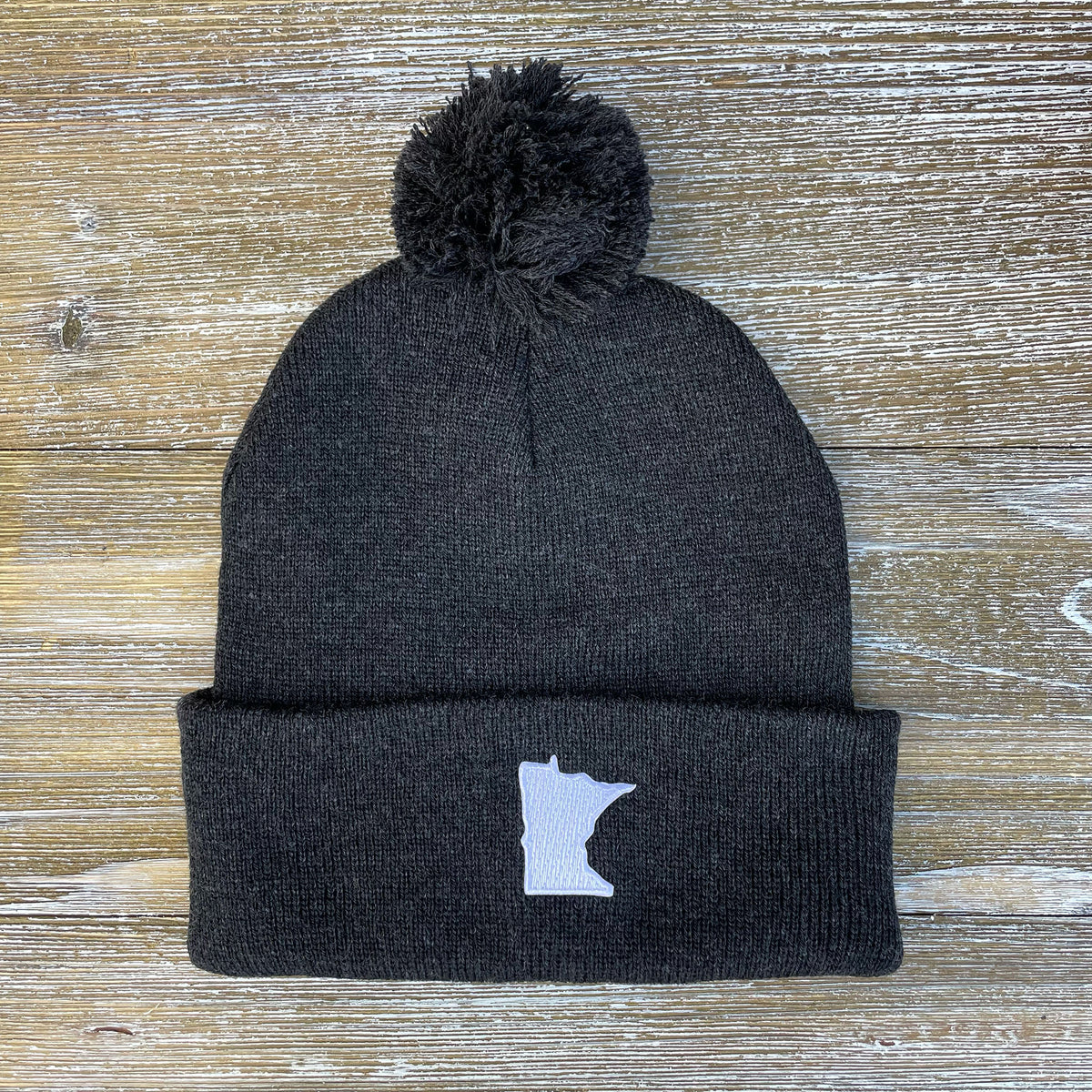 Black Minnesota Knit Winter Hat – Minnesota Awesome