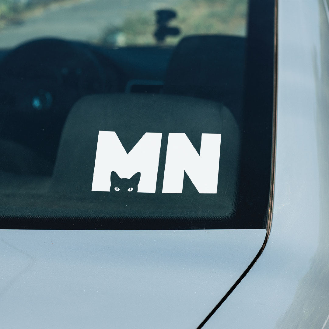 MN Cat Vinyl Sticker – Minnesota Awesome