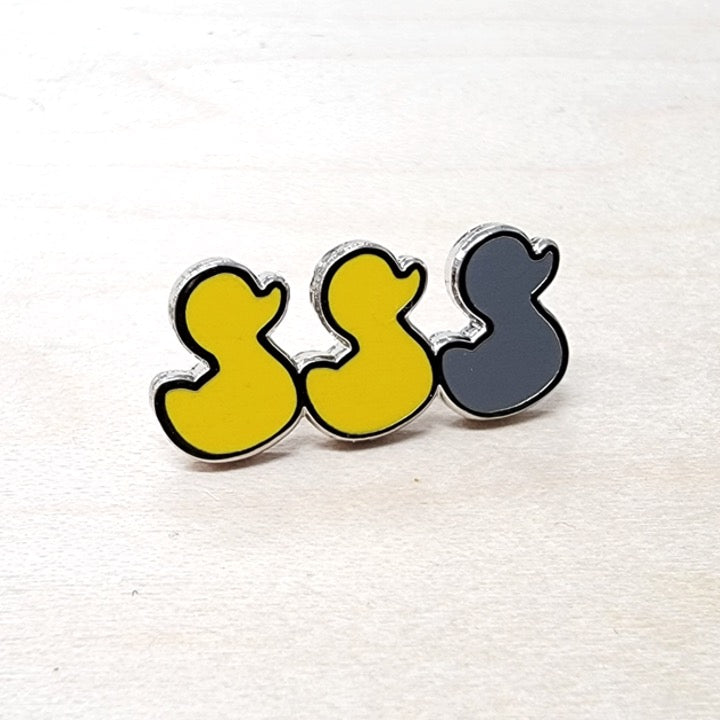 Duck Duck Grey Duck Enamel Pin – Minnesota Awesome
