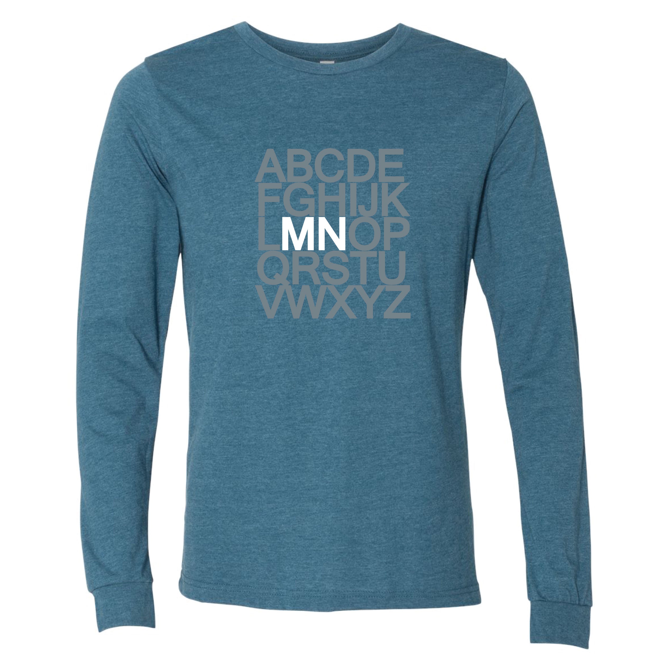 The ABC Minnesota Long Sleeve T-Shirt – Minnesota Awesome