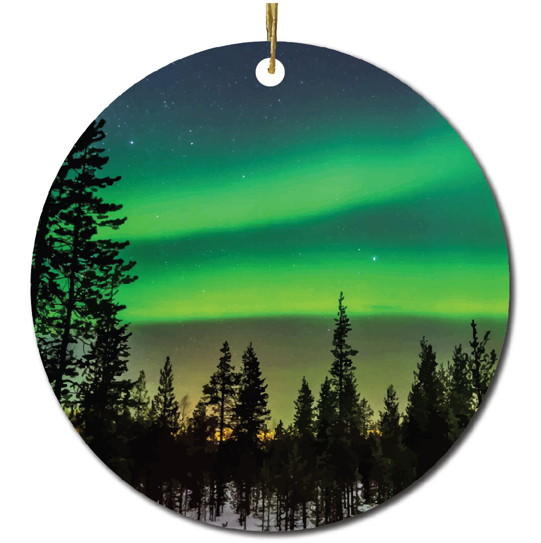Northern Lights Minnesota Christmas Ornament – Minnesota Awesome